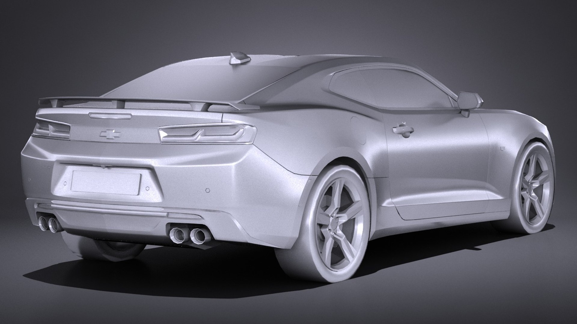 Hq Chevrolet Camaro 3d 3ds