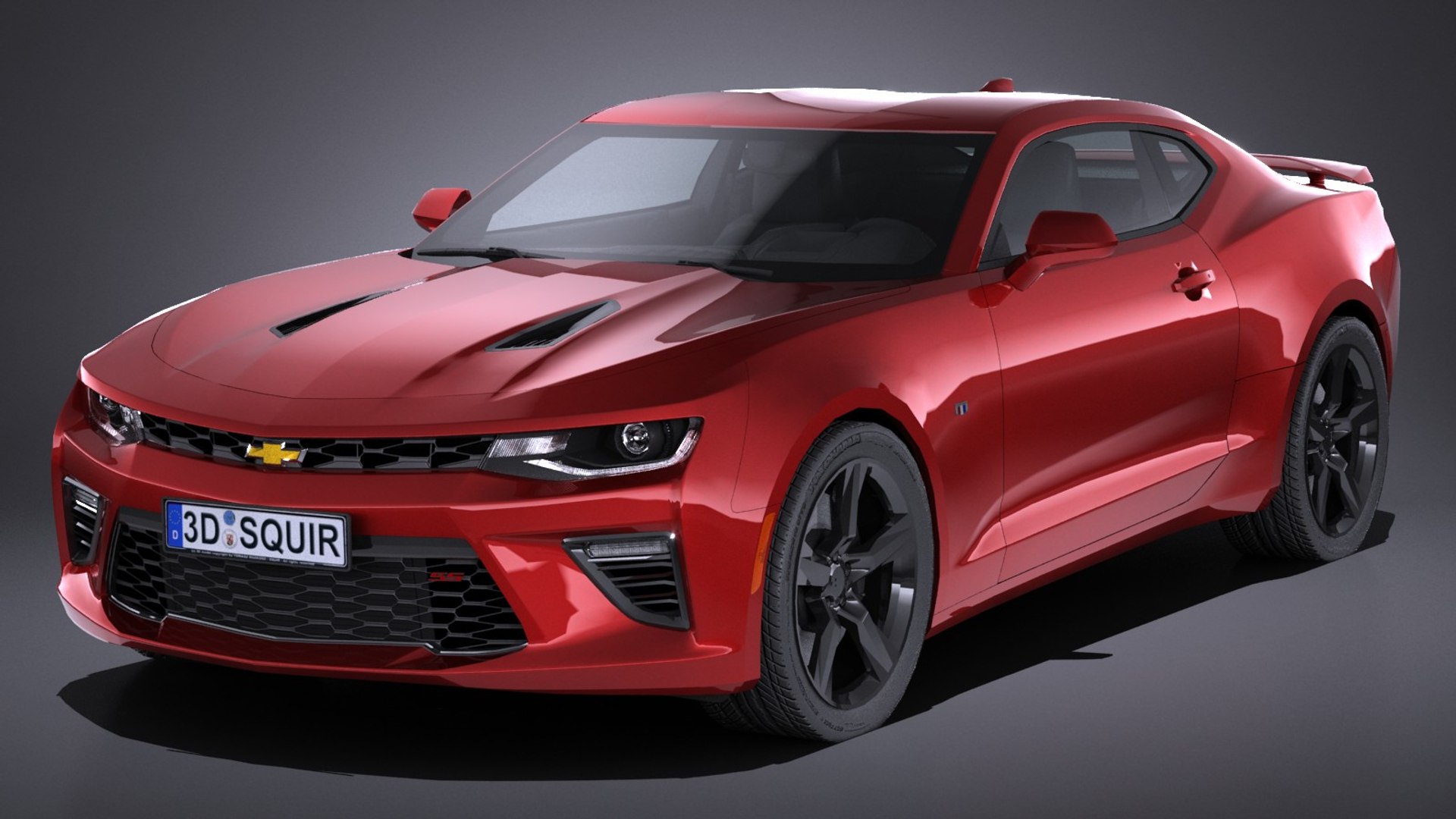 Hq Chevrolet Camaro 3d 3ds
