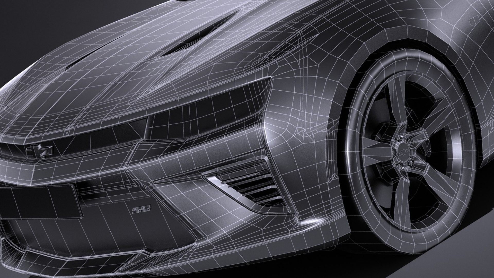 Hq Chevrolet Camaro 3d 3ds