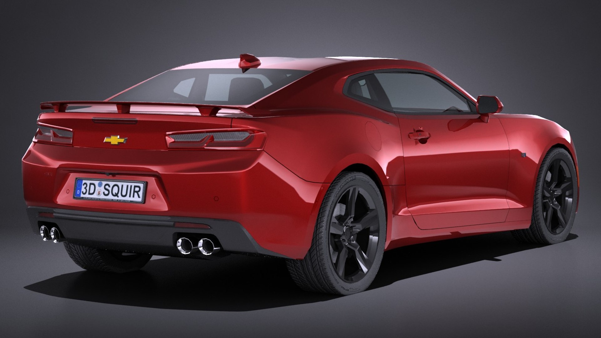 Hq Chevrolet Camaro 3d 3ds