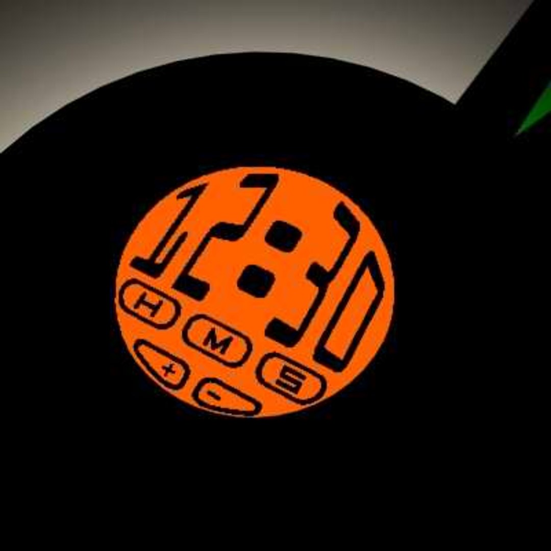 3d clock projecting wall