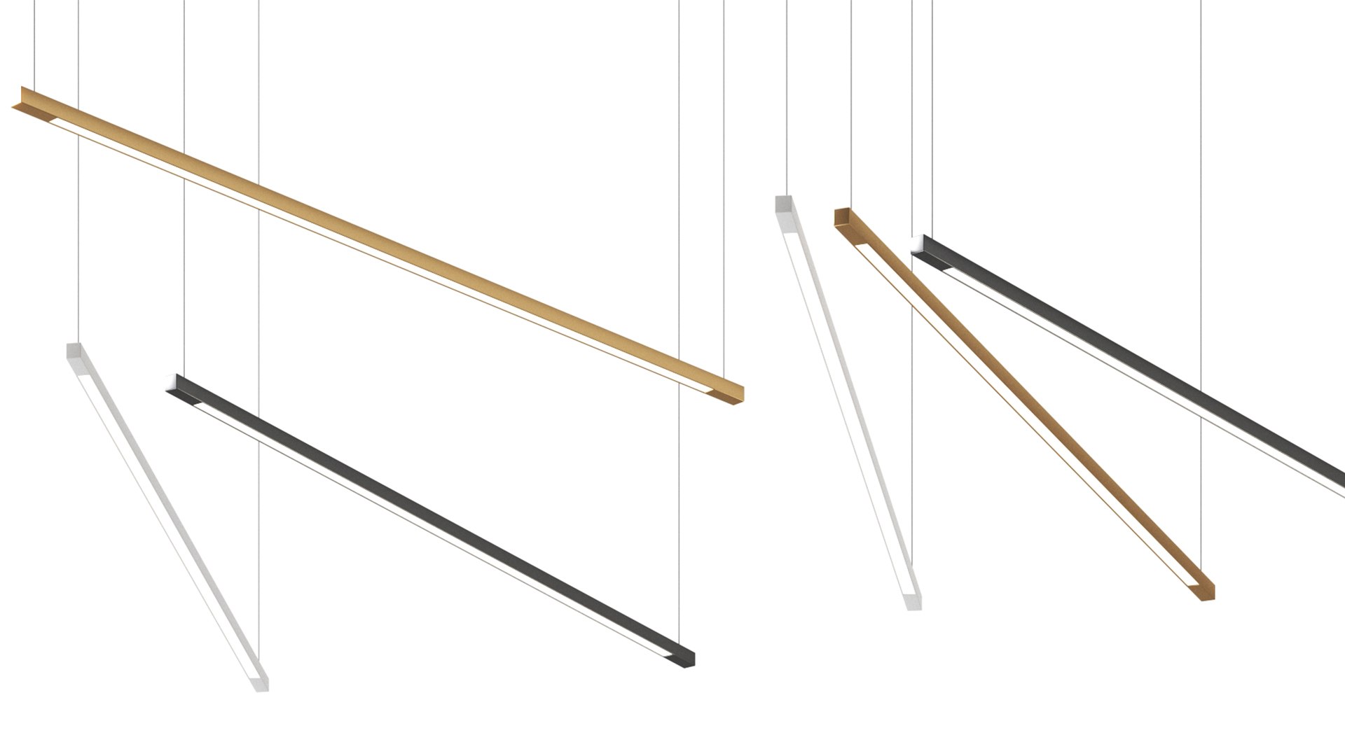 3D Z-Bar Pendant Linear - TurboSquid 1905289