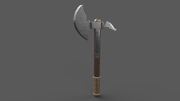 Stylized Axe Weapon PBR 3D model - TurboSquid 1771565