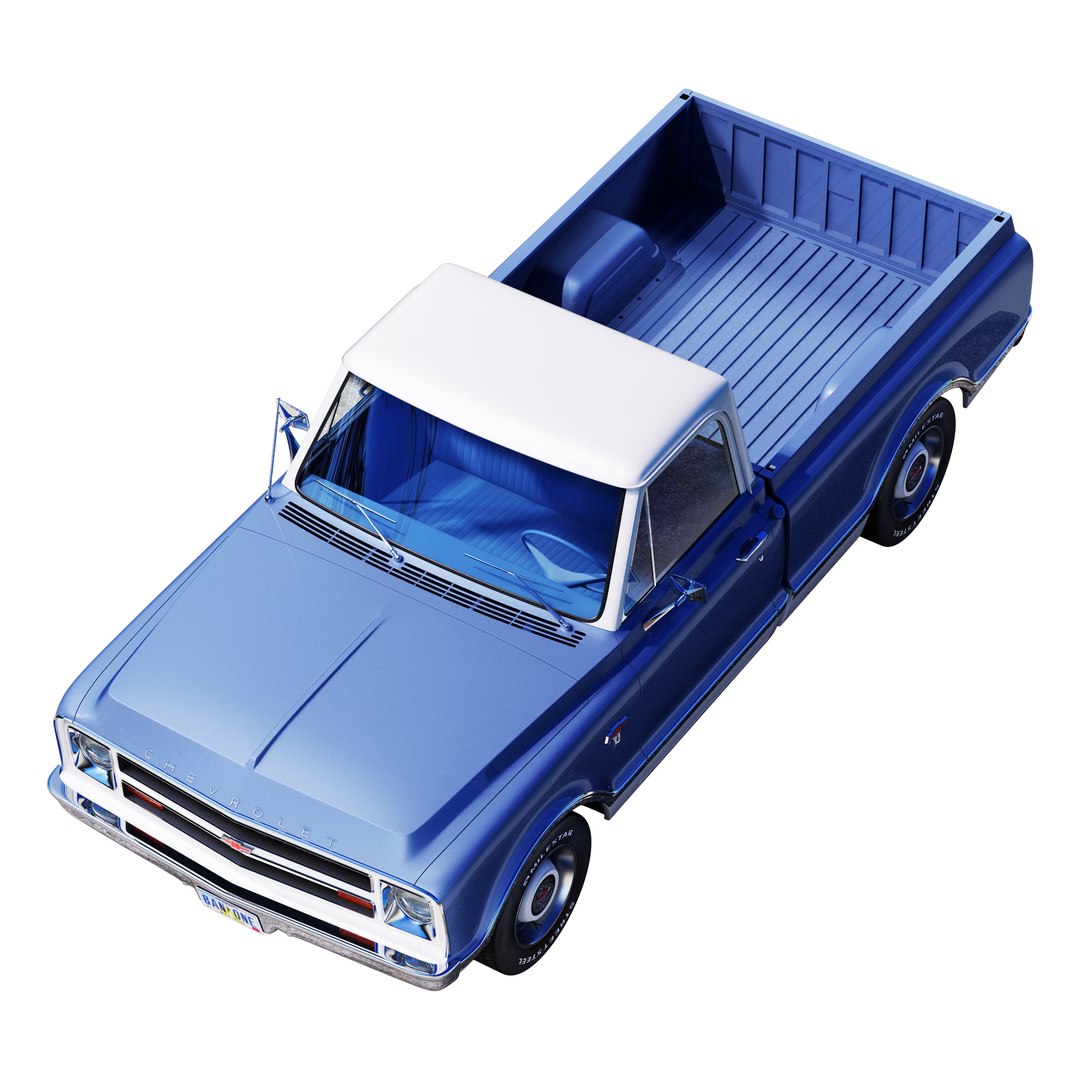 Chevrolet C10 1967 Model - TurboSquid 2128057