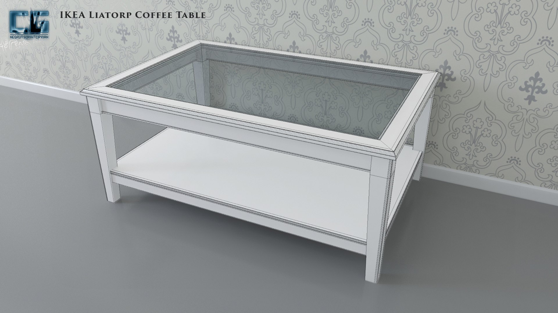 3d Model Ikea Liatorp Coffee Tables