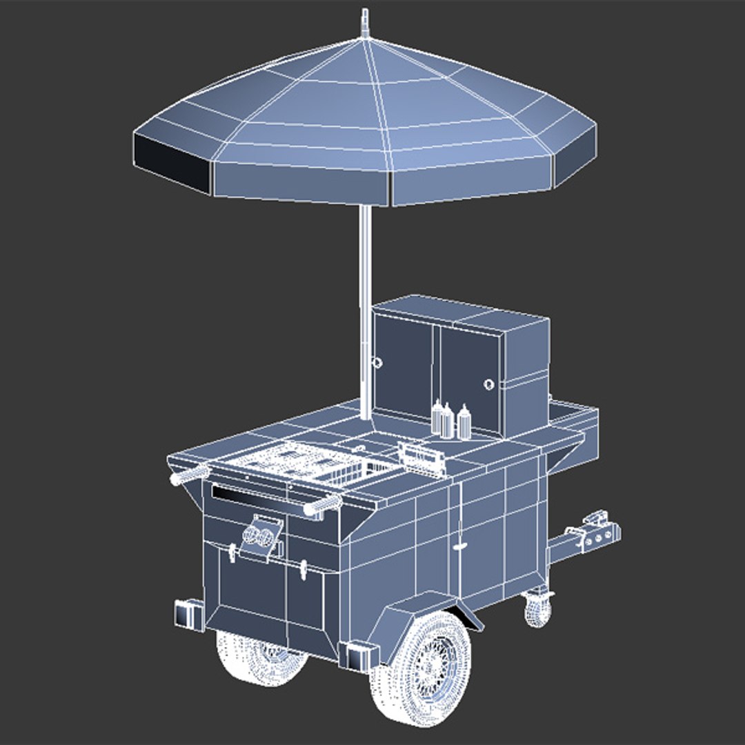 Dog Cart 3d Max