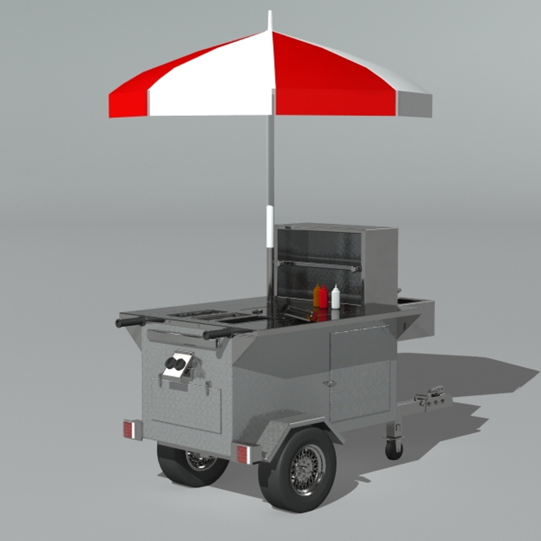 Dog Cart 3d Max