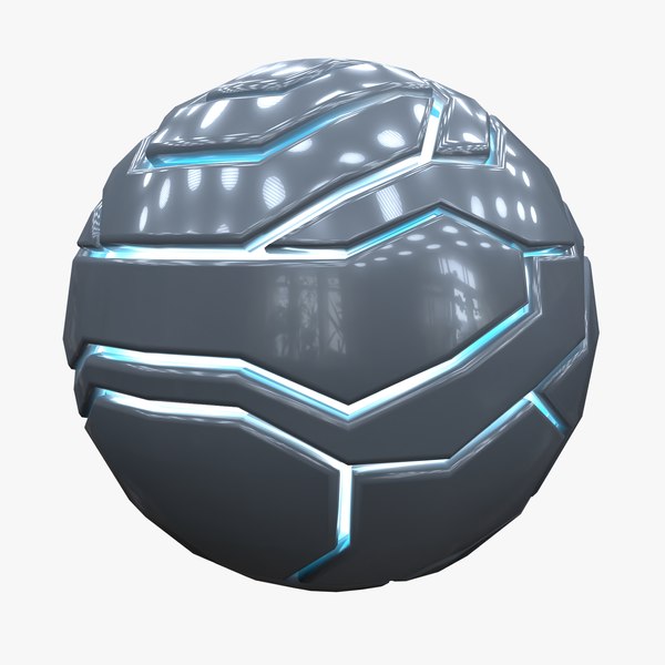 Sphere drone glowing 3D model - TurboSquid 1701276