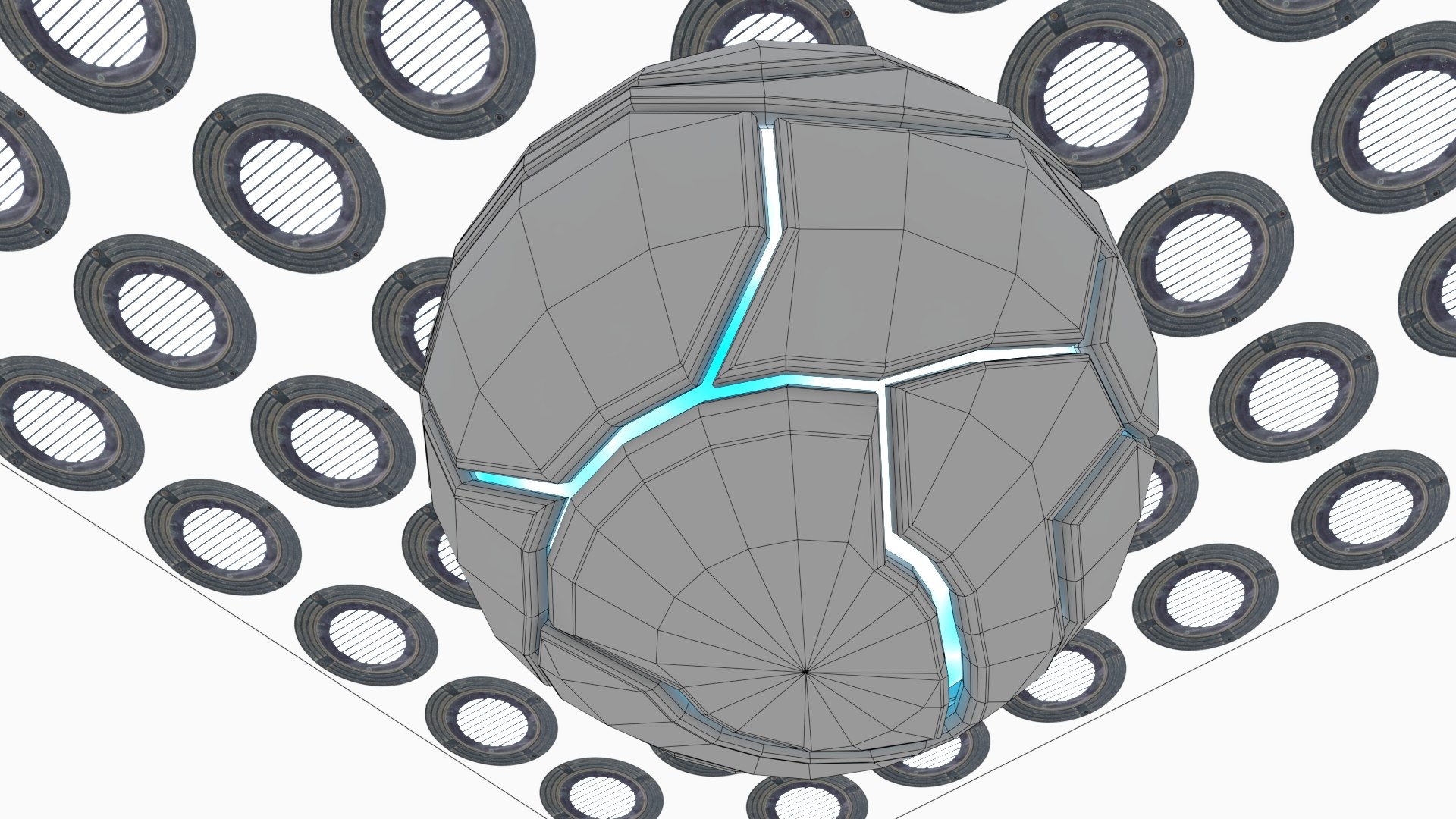 Techno Sphere 04 3D - TurboSquid 1303159