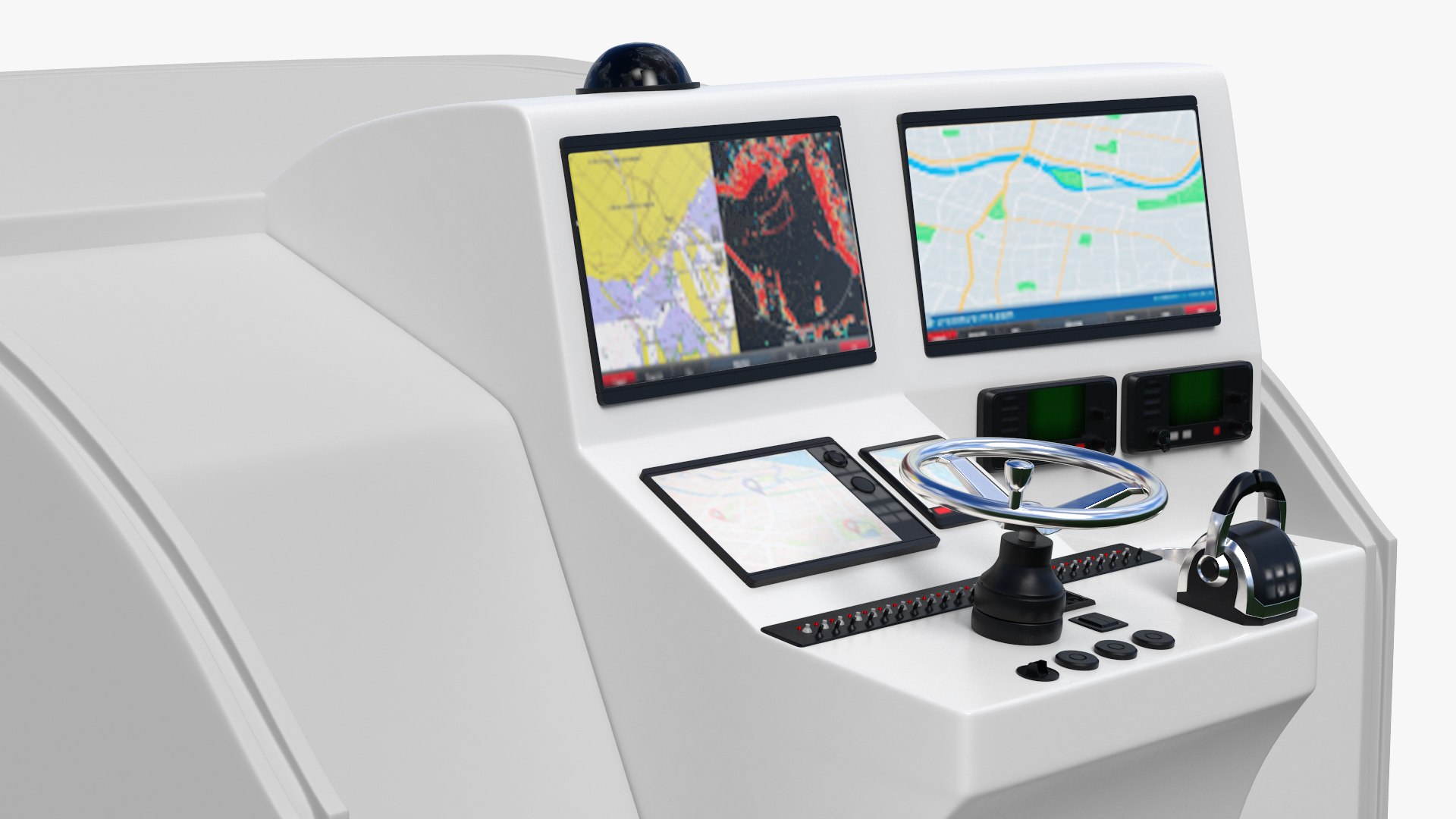 3D Motor Boat Control Panel Model - TurboSquid 1574353