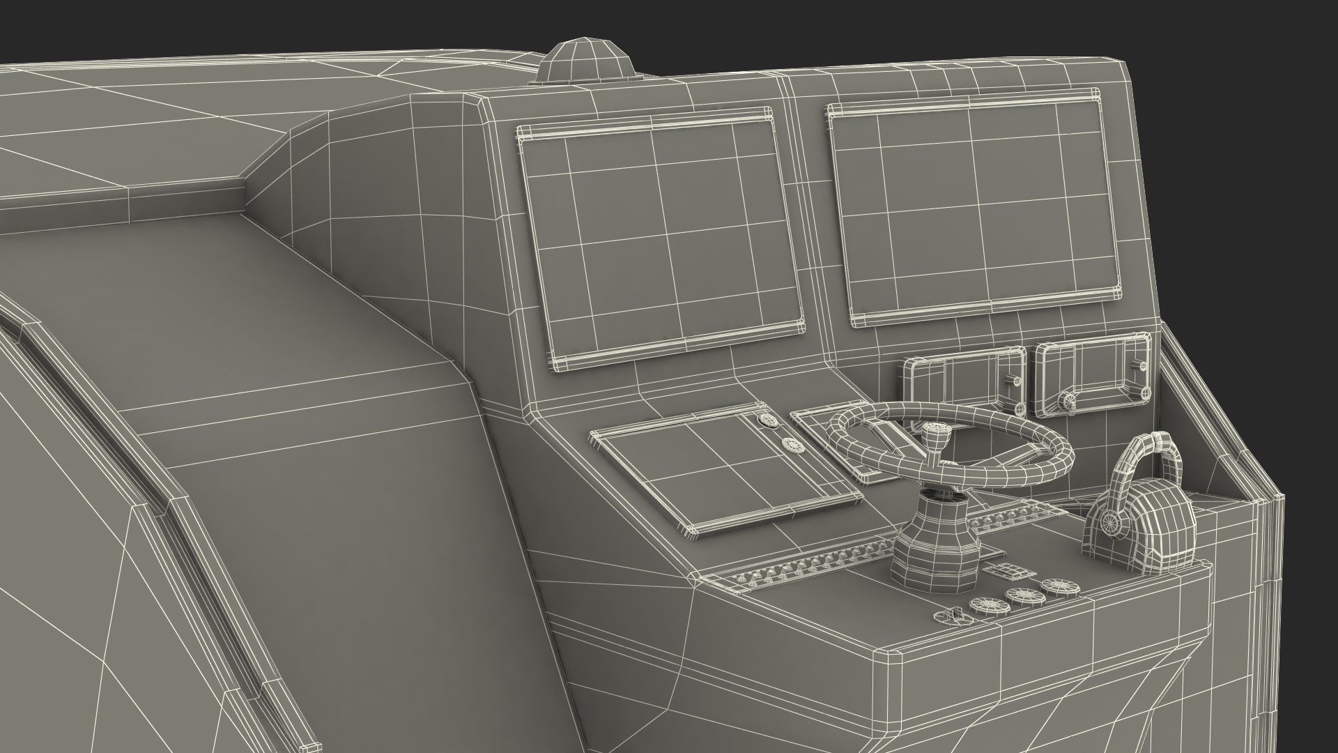 3D motor boat control panel model - TurboSquid 1574353