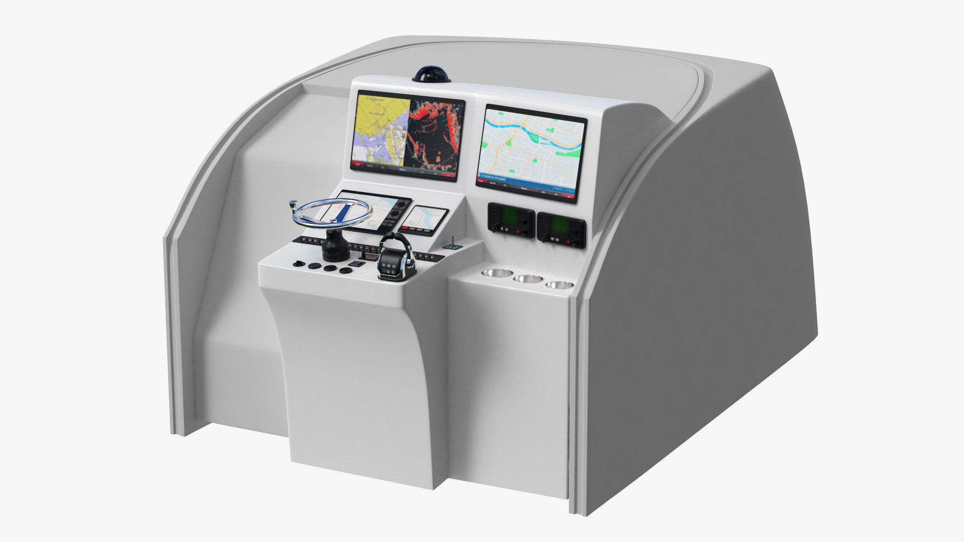 3D motor boat control panel model - TurboSquid 1574353