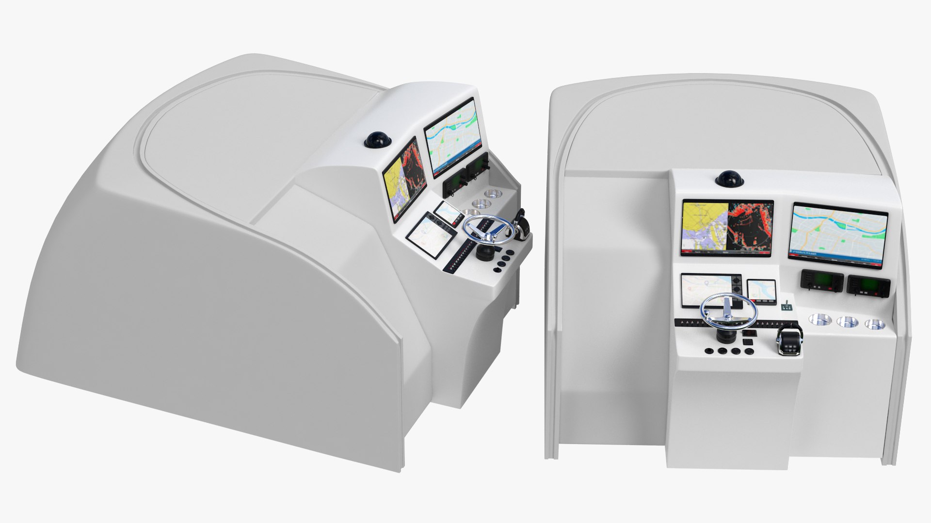 3D Motor Boat Control Panel Model - TurboSquid 1574353