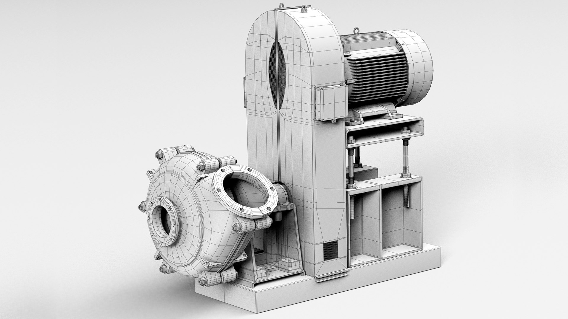 3D Model Industrial Pump - TurboSquid 1776165