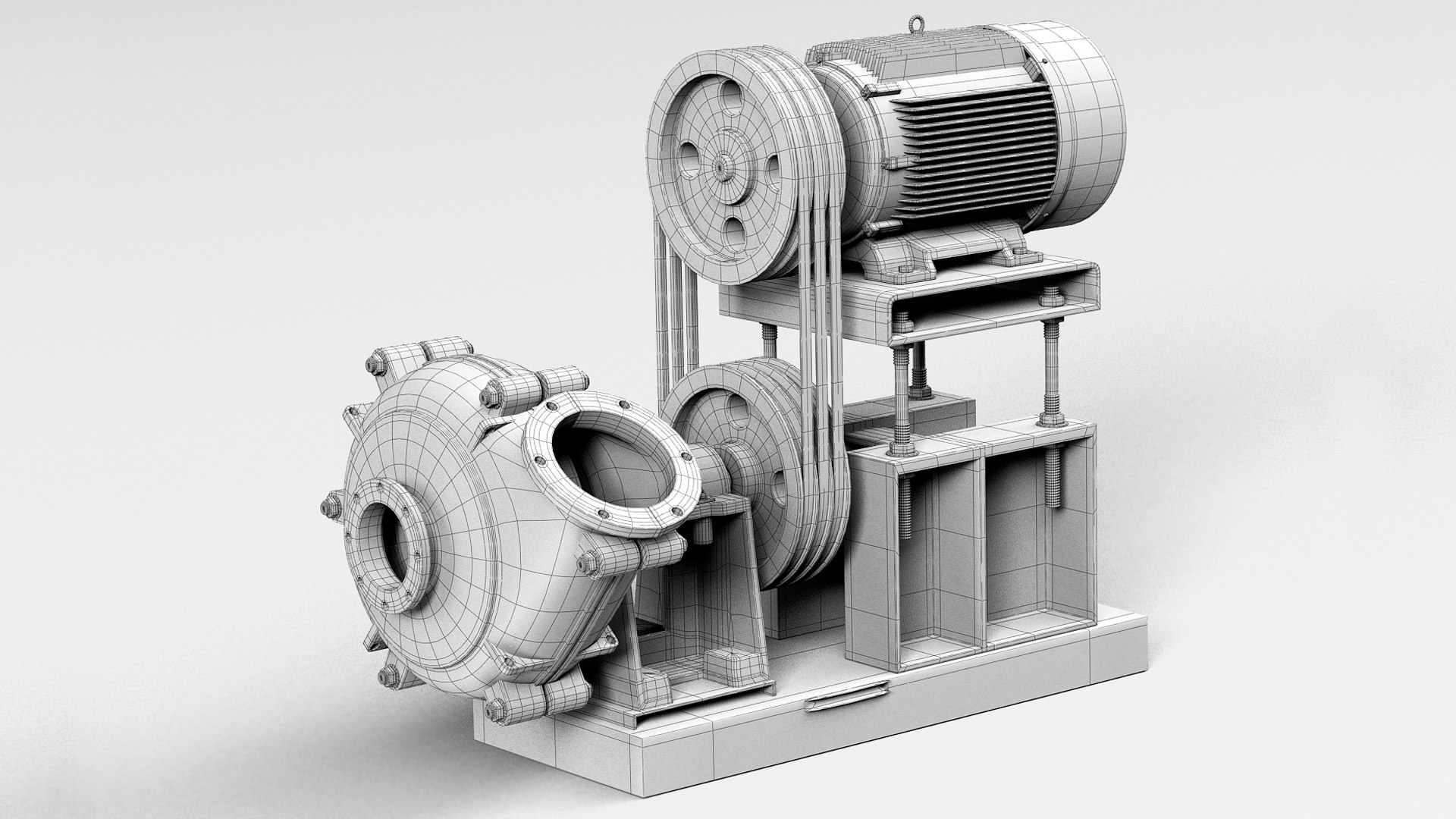 3D Model Industrial Pump - TurboSquid 1776165