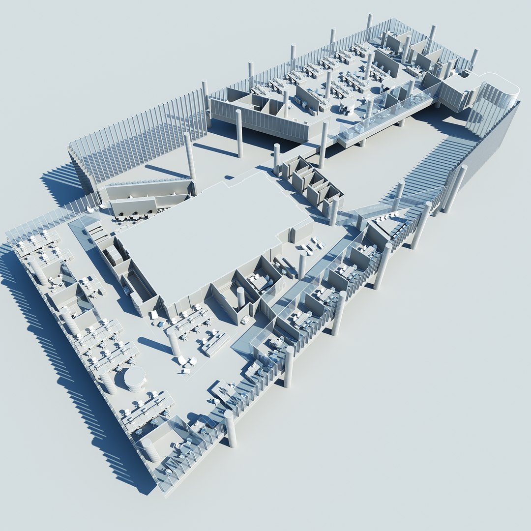3d Office Plan