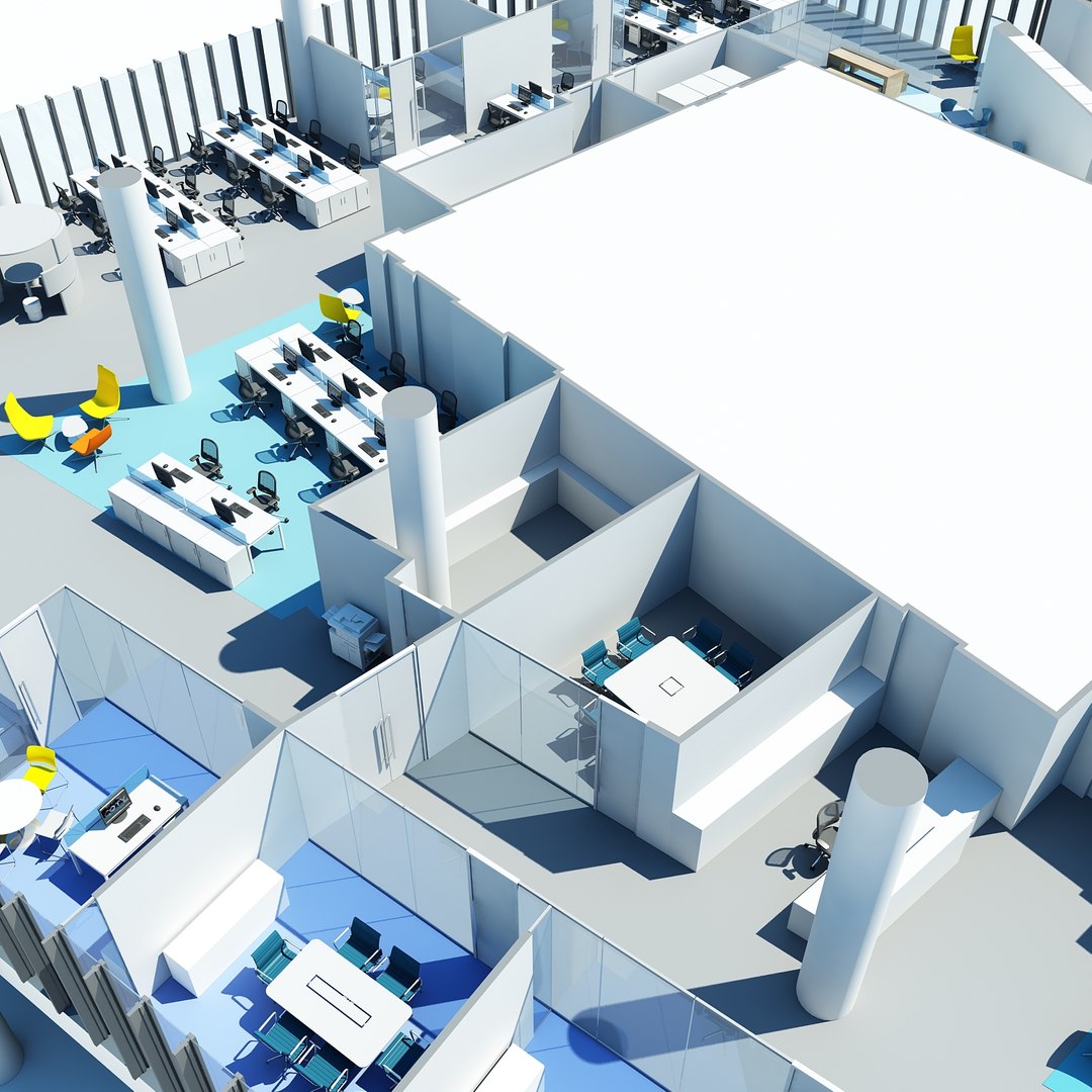 3d Office Plan