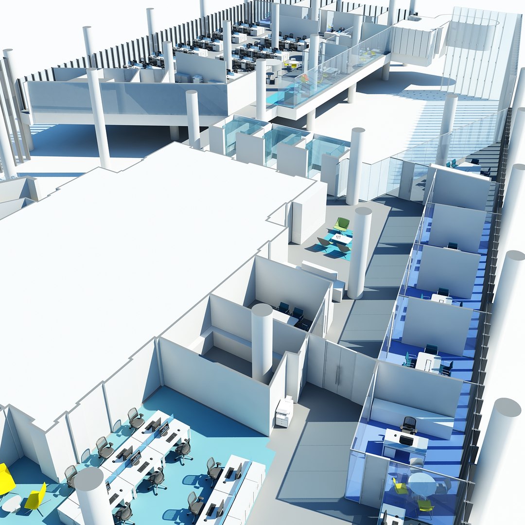 3d Office Plan