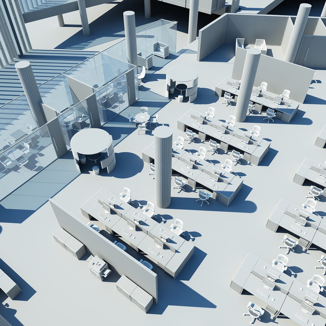 3d Office Plan