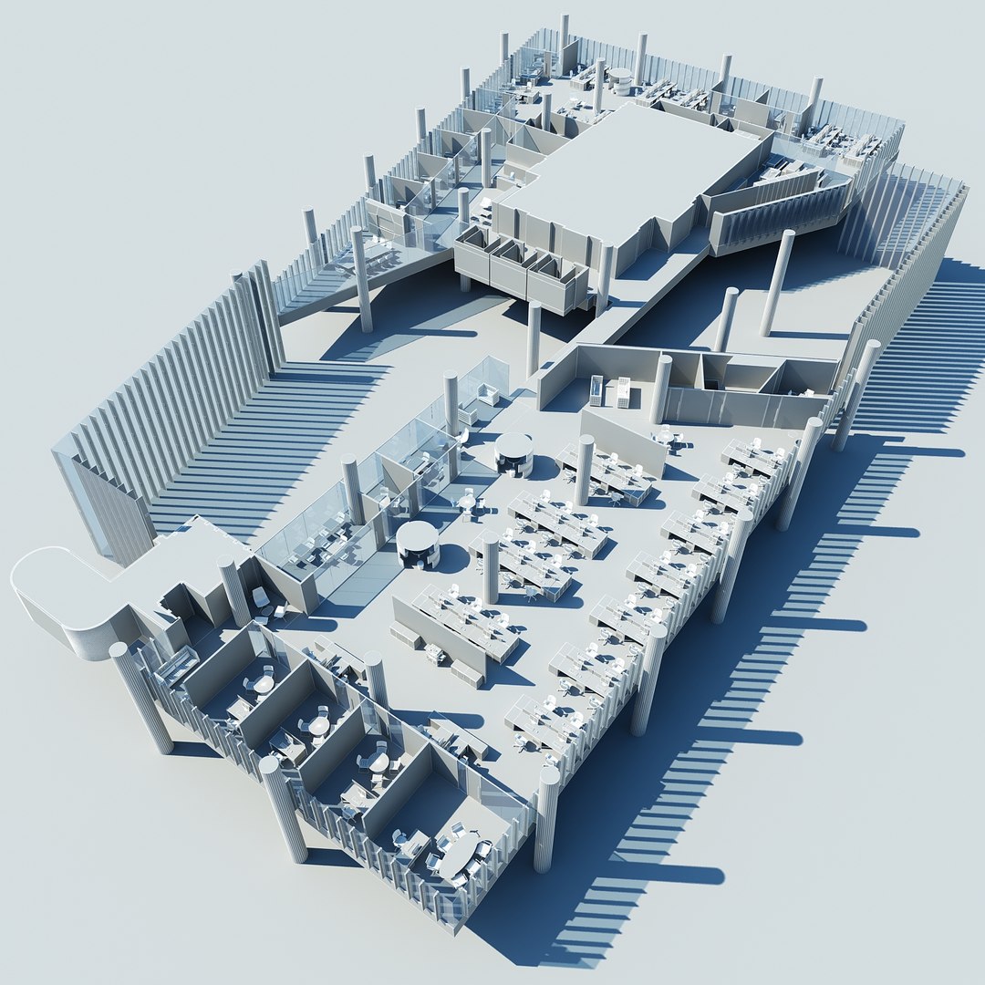 3d Office Plan