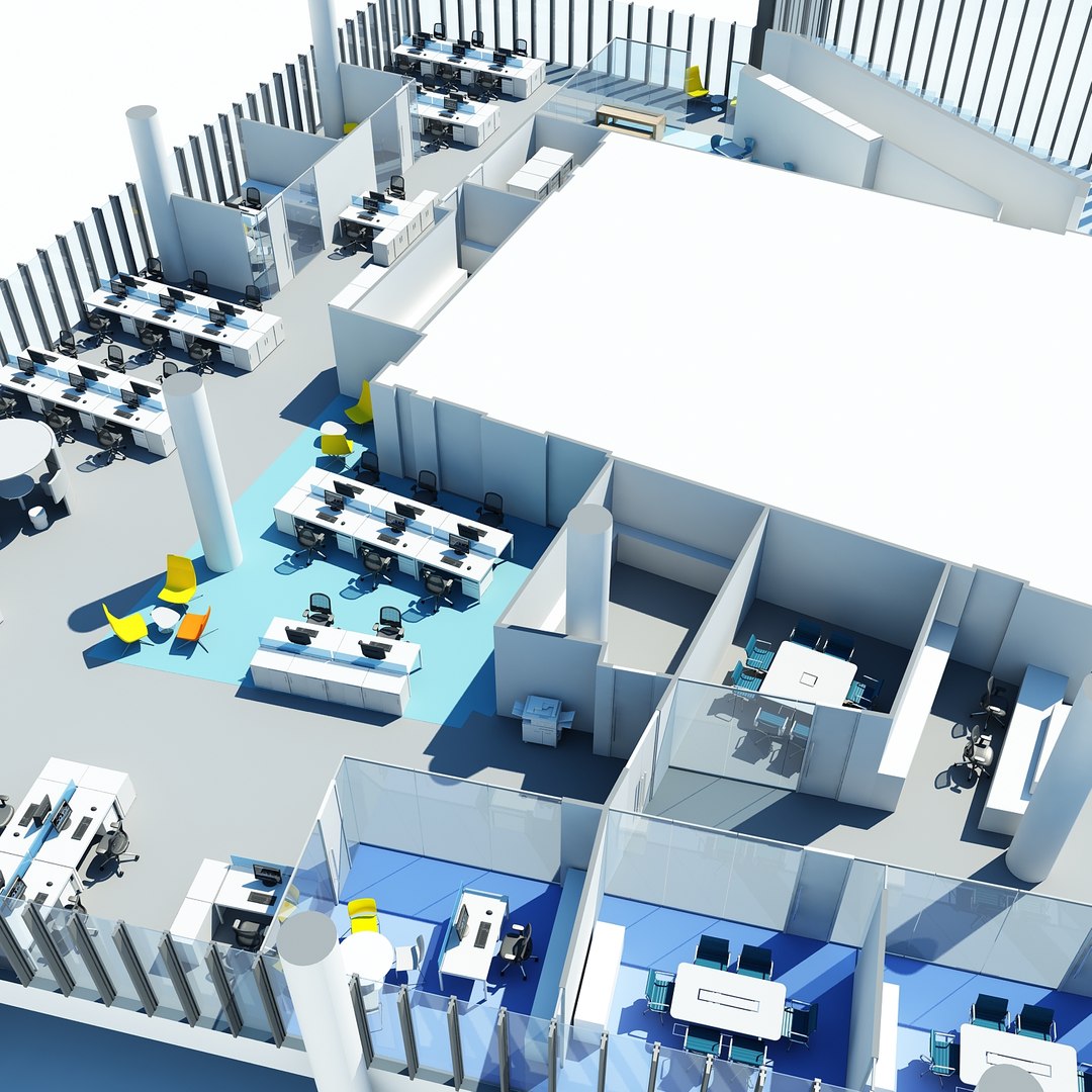 3d Office Plan