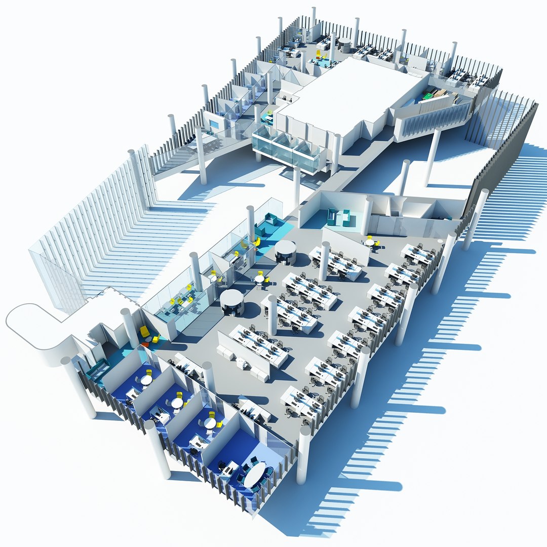 3d Office Plan