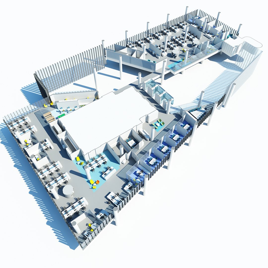 3d Office Plan