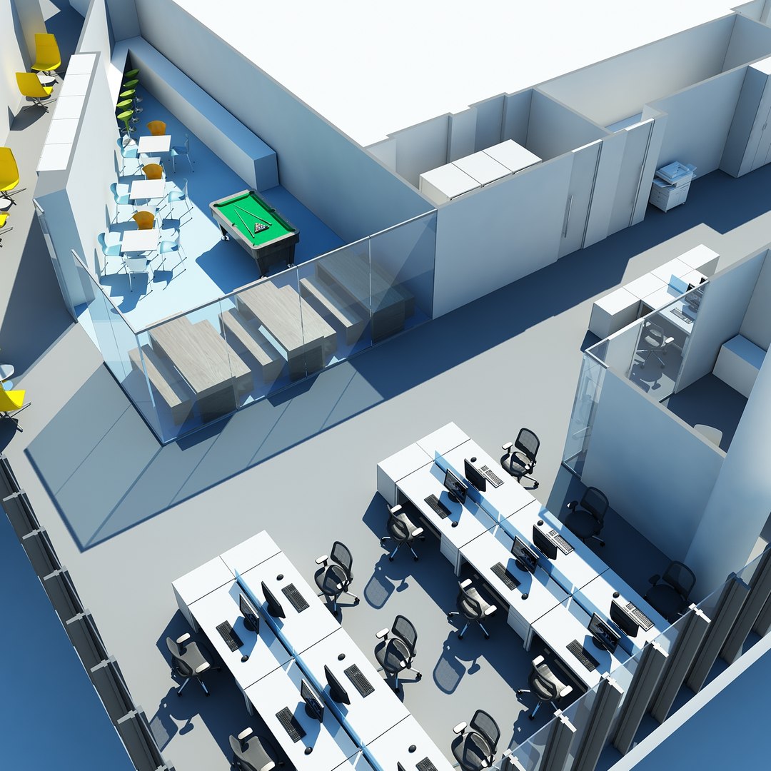 3d Office Plan