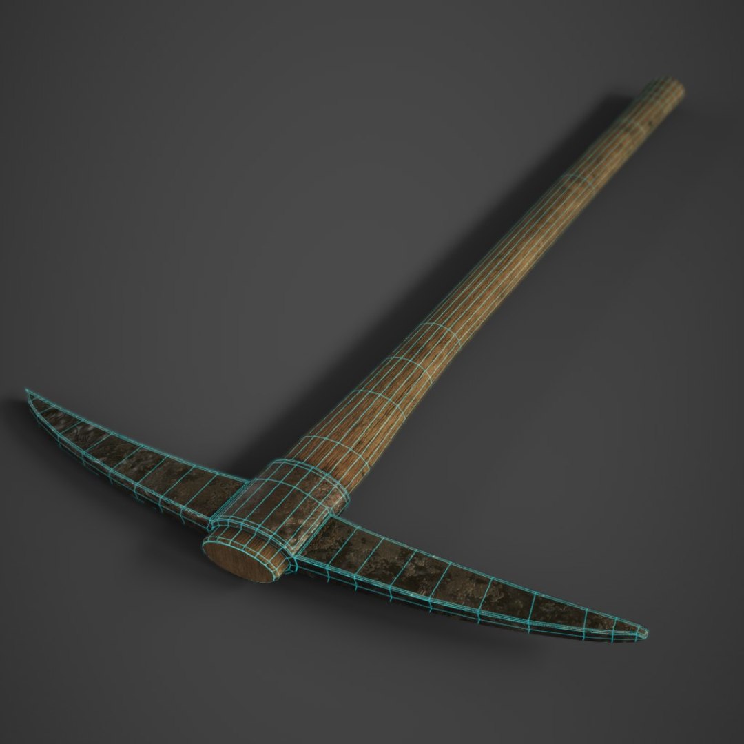 Pickaxe Unity Unreal 3D - TurboSquid 1214629