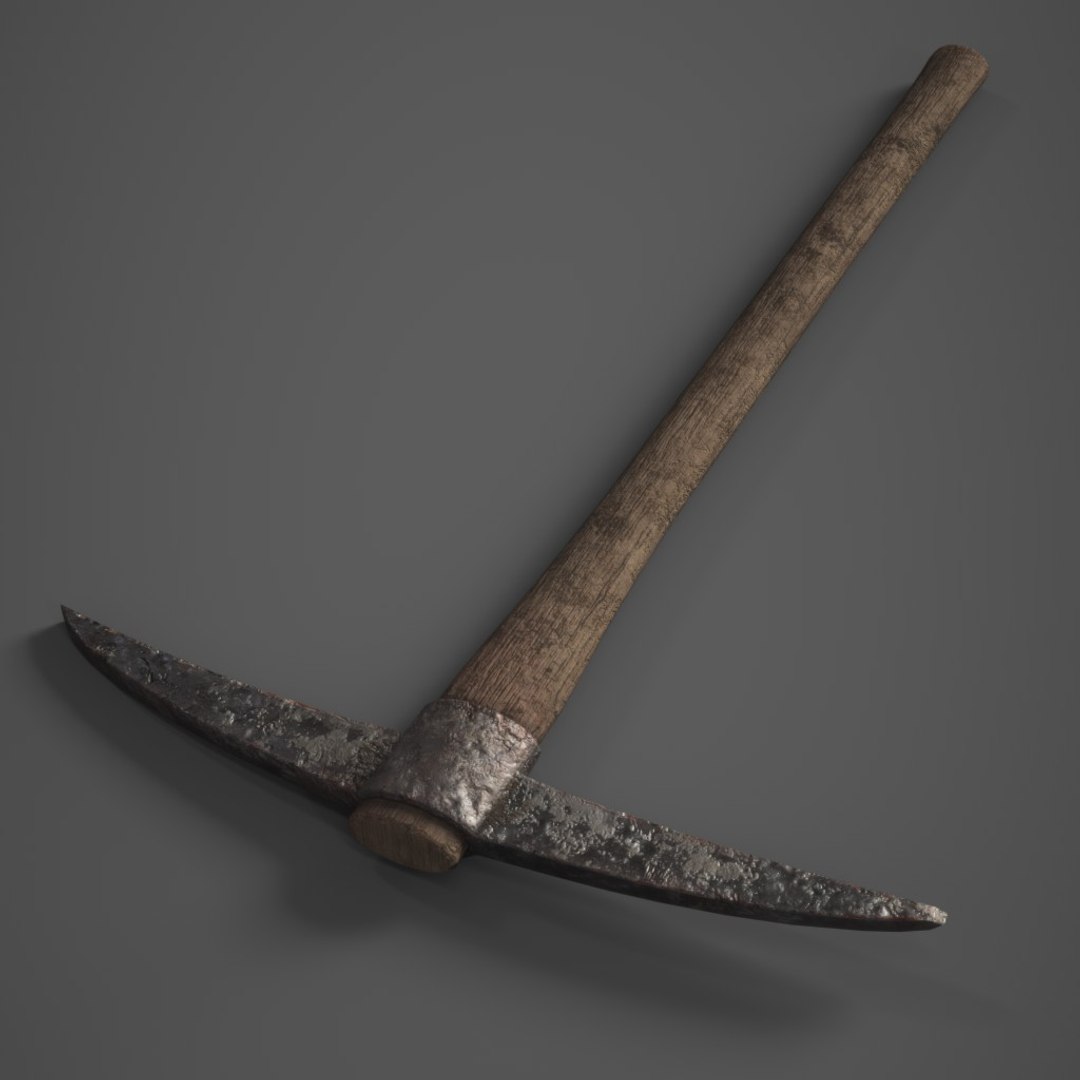 Pickaxe Unity Unreal 3D - TurboSquid 1214629
