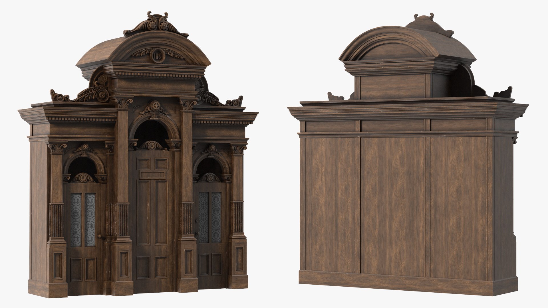 3D Model Confessional Booth - TurboSquid 2279662