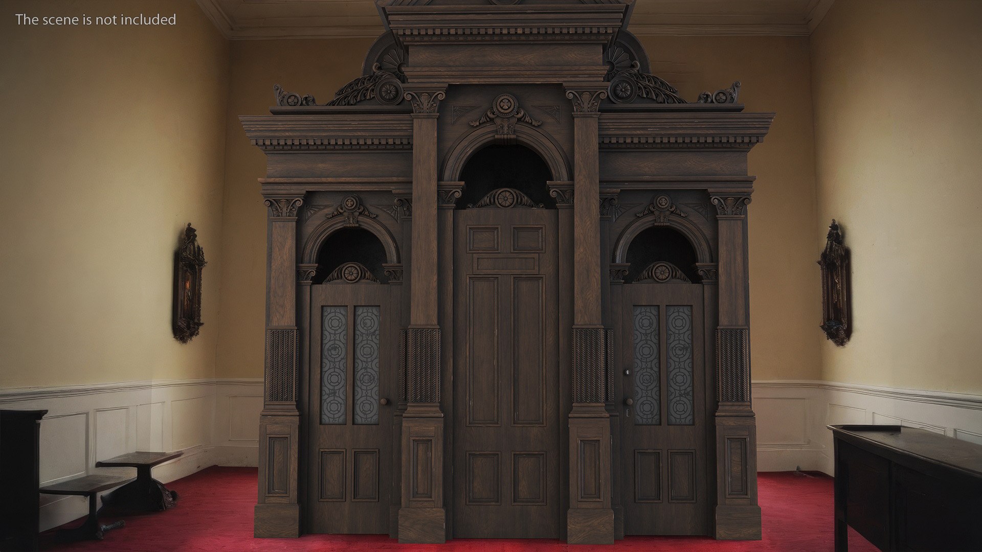 3D Model Confessional Booth - TurboSquid 2279662