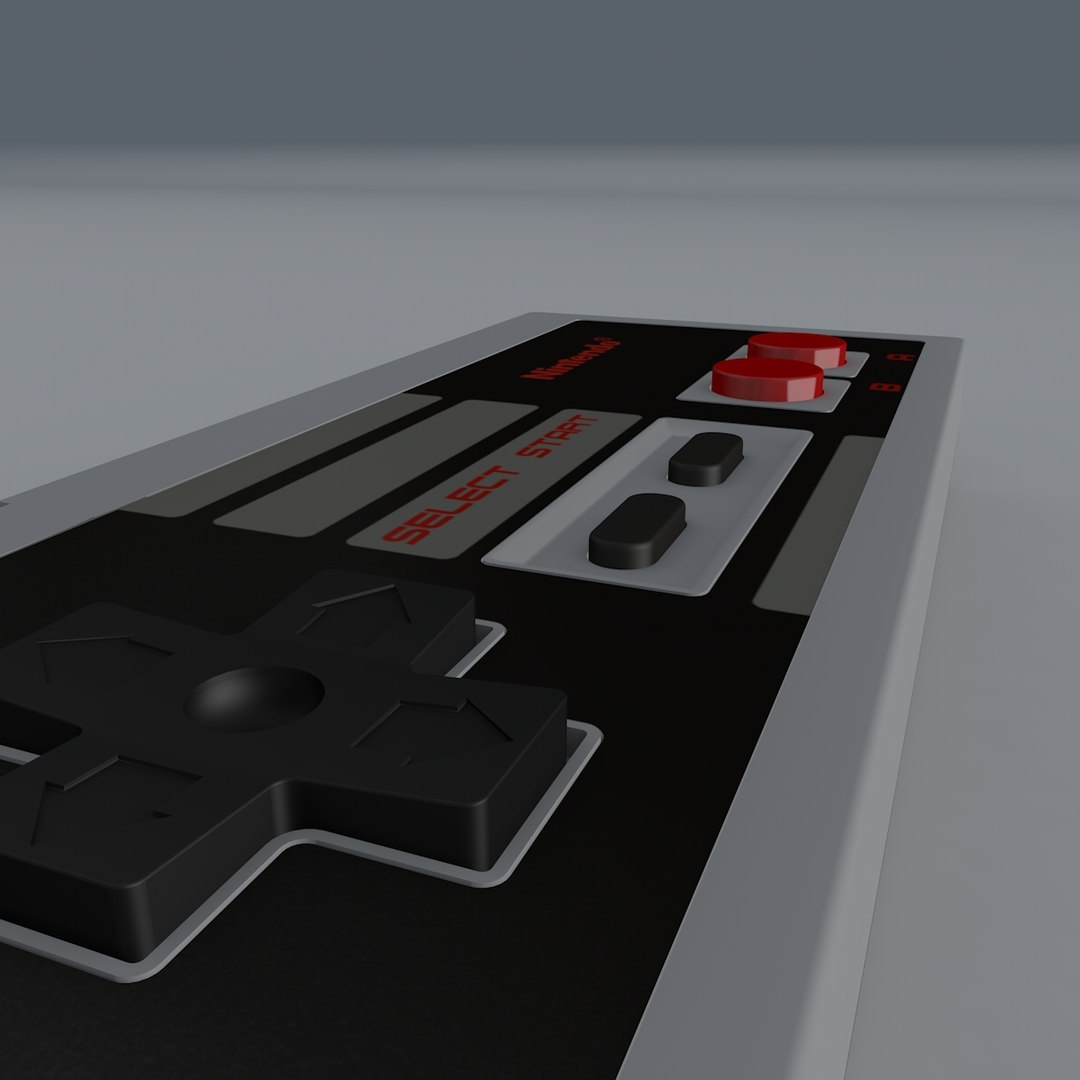 3d Nes Controller Nintendo