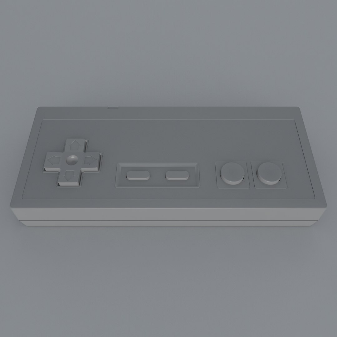 3d Nes Controller Nintendo