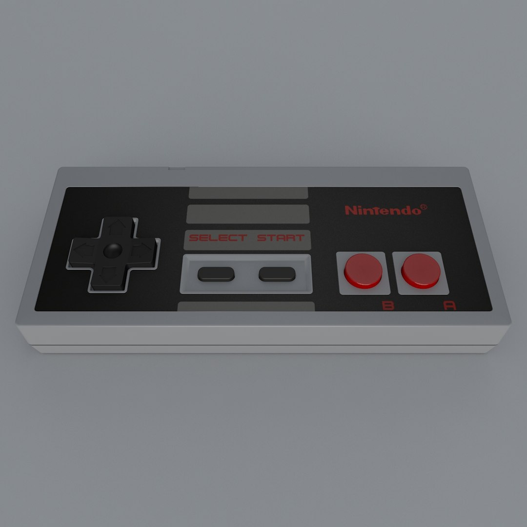 3d Nes Controller Nintendo