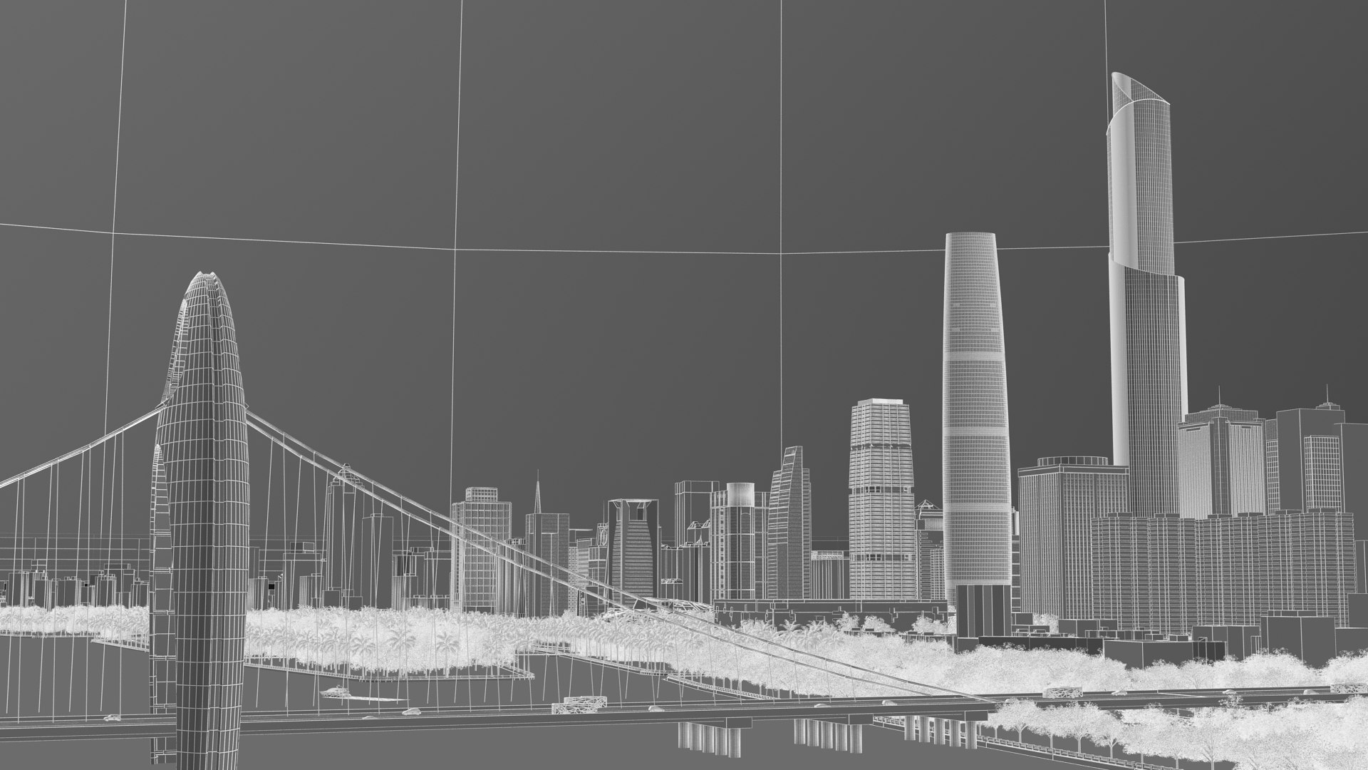 3D Guangzhou City - TurboSquid 1656932