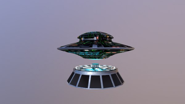 Free 3D Low Poly Ufo model - TurboSquid 1827236