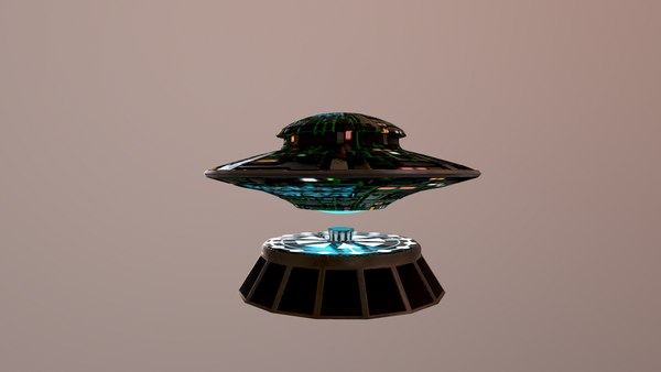 Free 3D Low Poly Ufo model - TurboSquid 1827236
