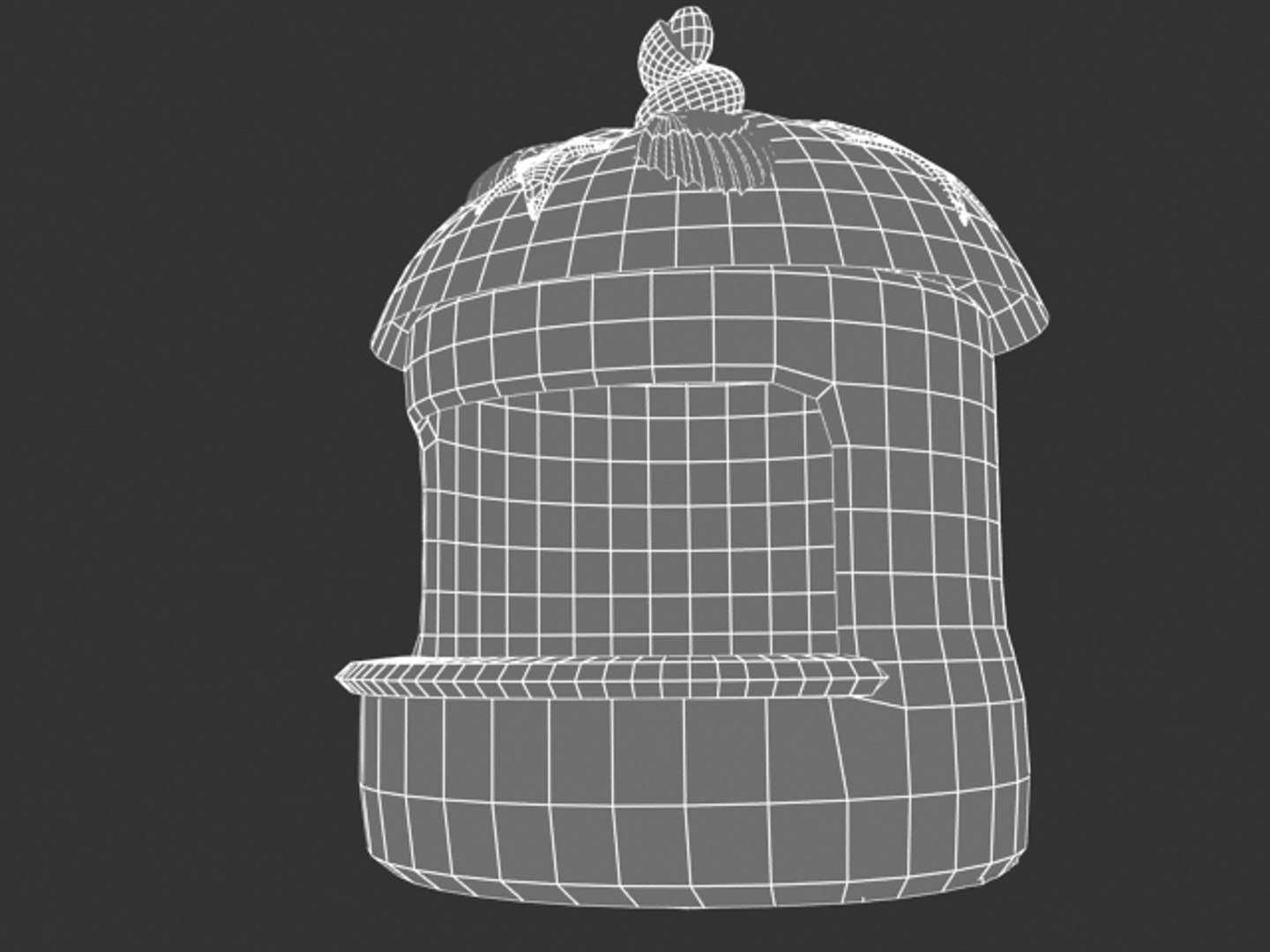 3d Cartoonish Hut Model