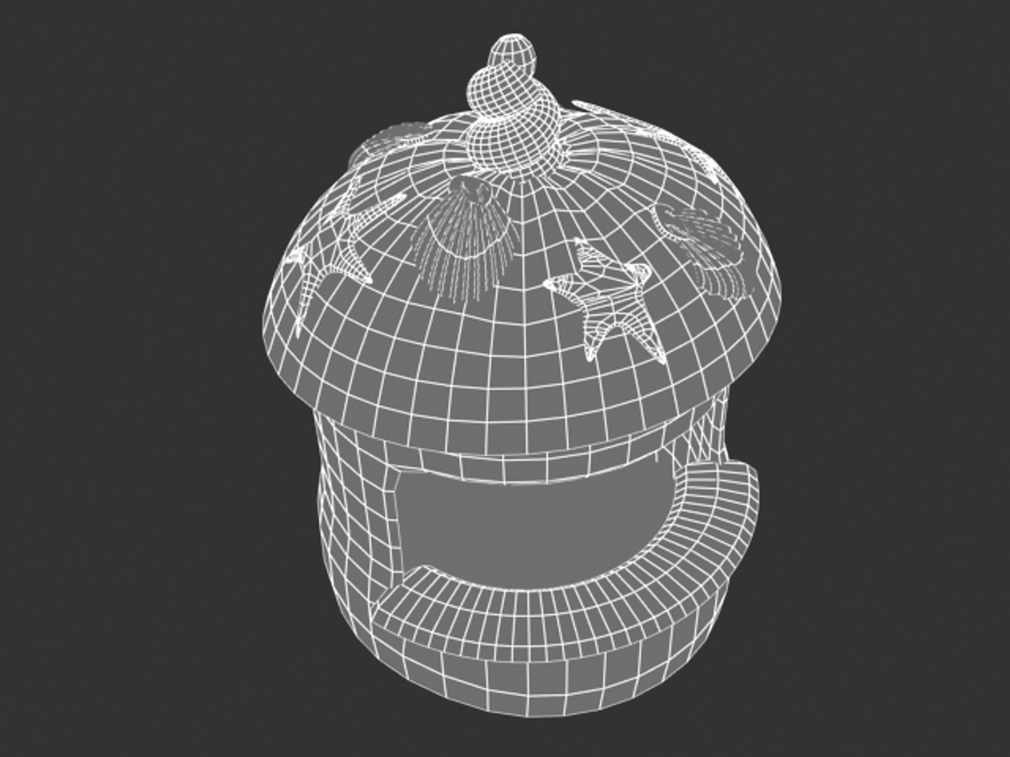 3d Cartoonish Hut Model