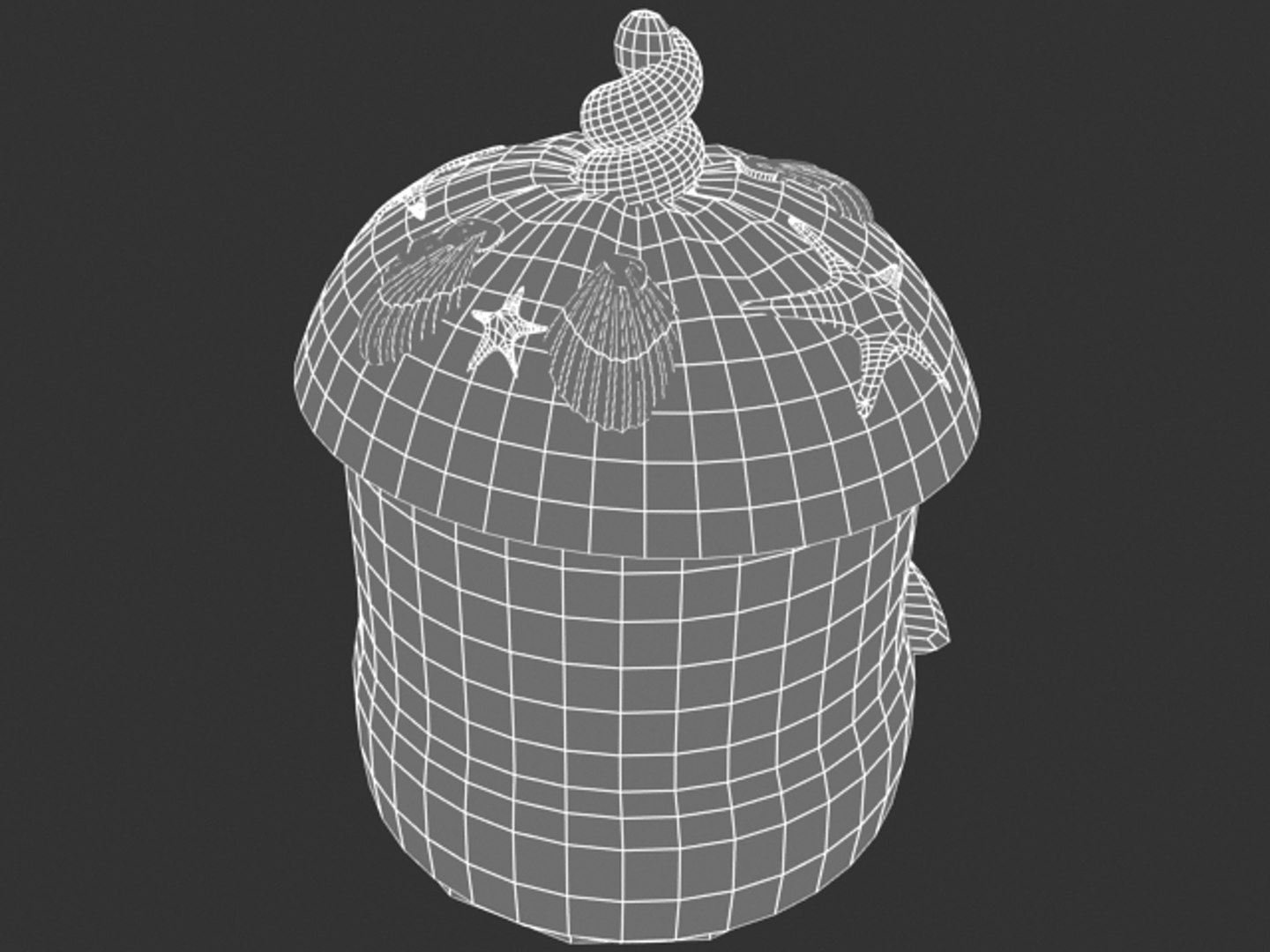 3d Cartoonish Hut Model