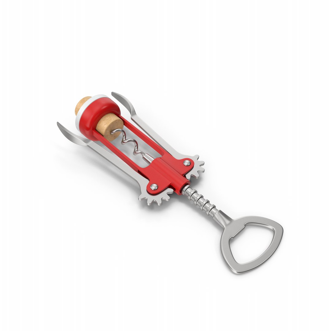Corkscrew With Cork 3D - TurboSquid 1953331