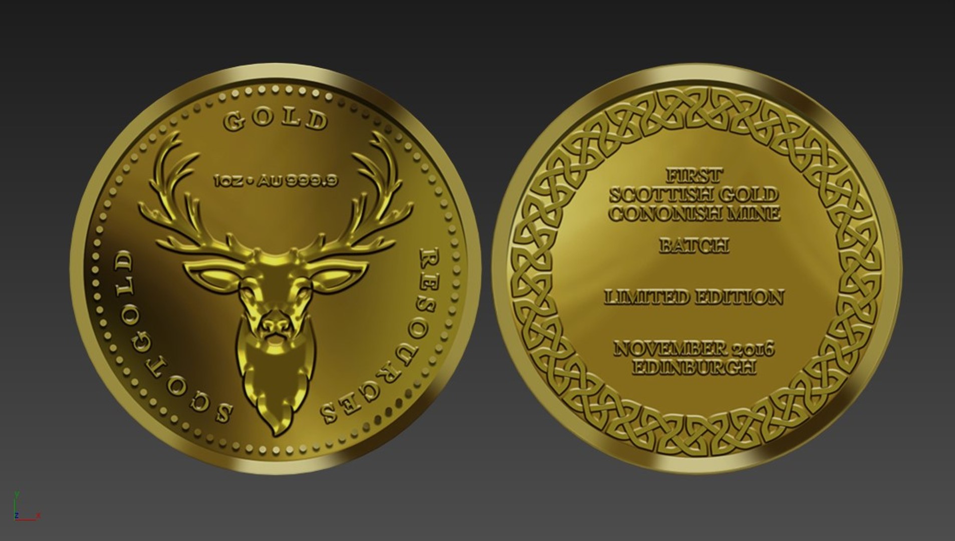 Gold Coins 3D Model - TurboSquid 1239080