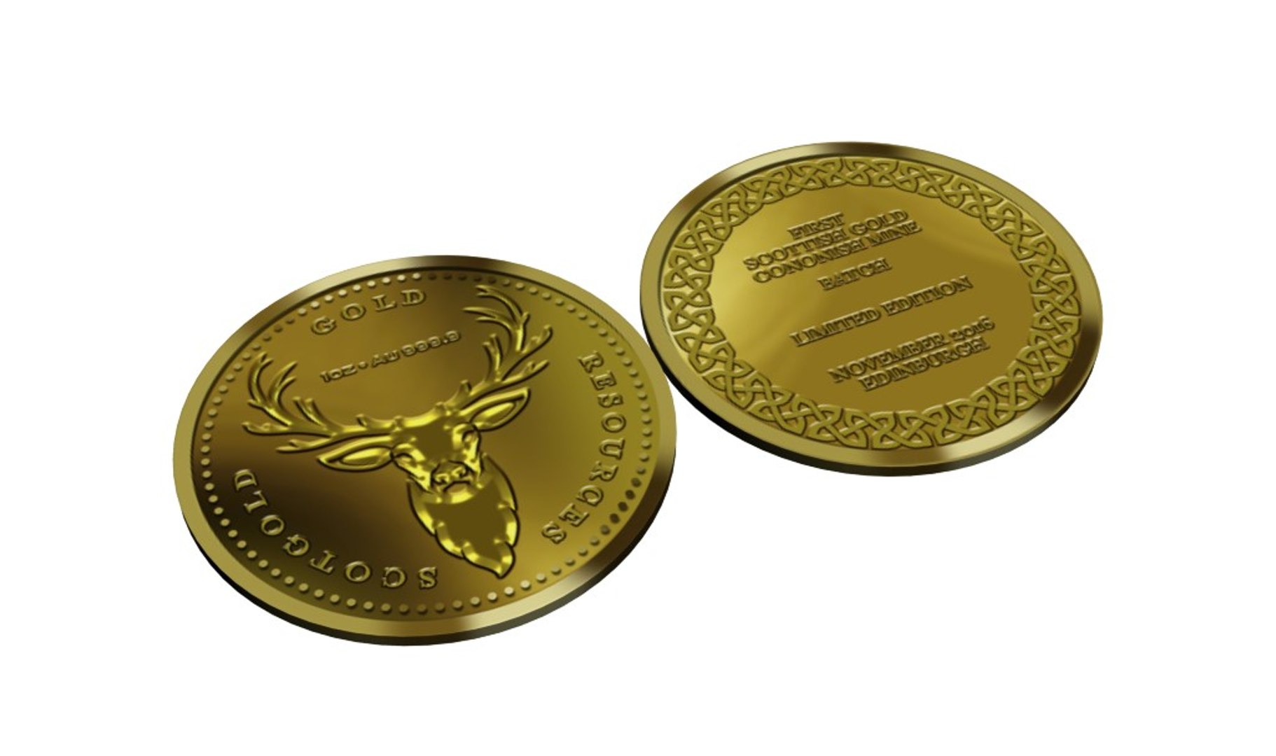 Gold Coins 3D Model - TurboSquid 1239080