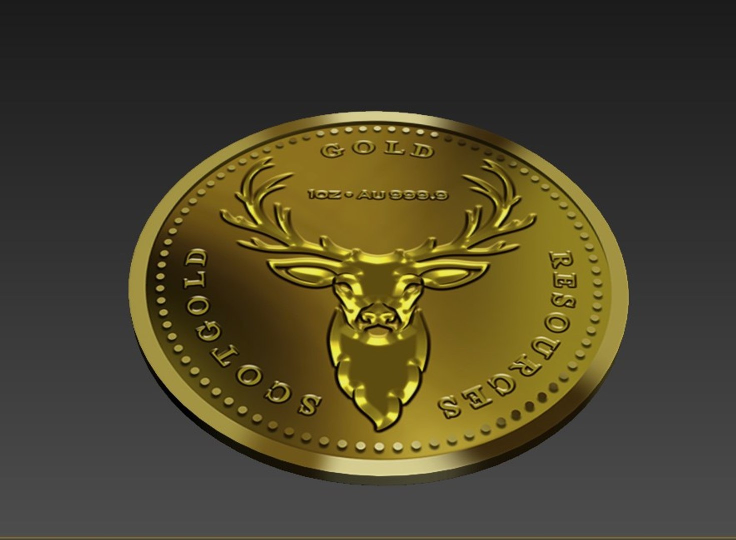 Gold Coins 3D Model - TurboSquid 1239080