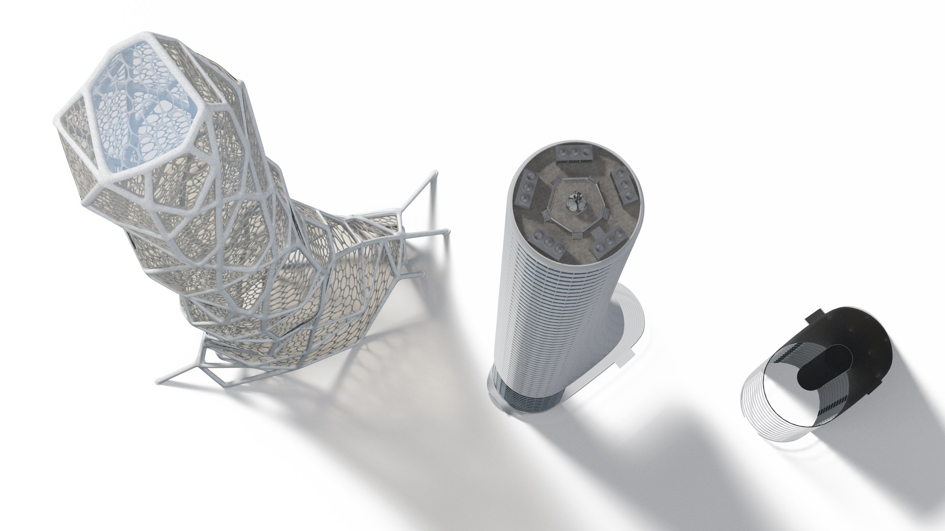 Futuristic Bionic Skyscraper 3D Model - TurboSquid 2240419