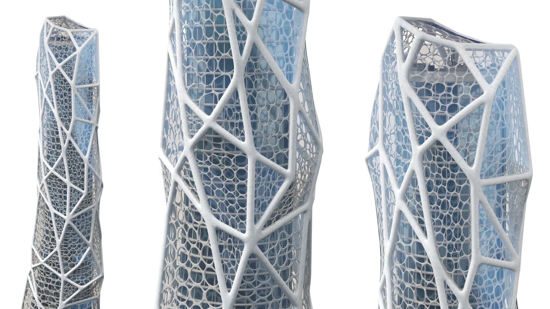 Futuristic Bionic Skyscraper 3D Model - TurboSquid 2240419