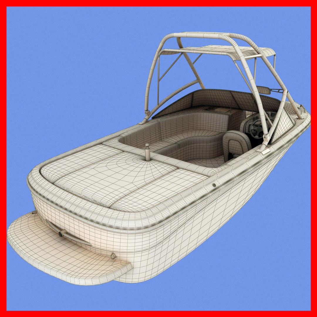 moomba mobius lsv motorboat 3d max