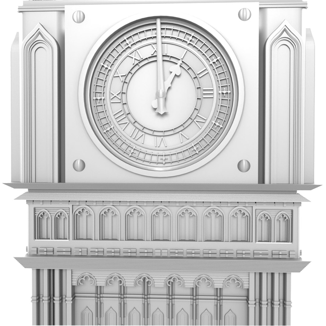 Clock Tower 3D Model - TurboSquid 2095745