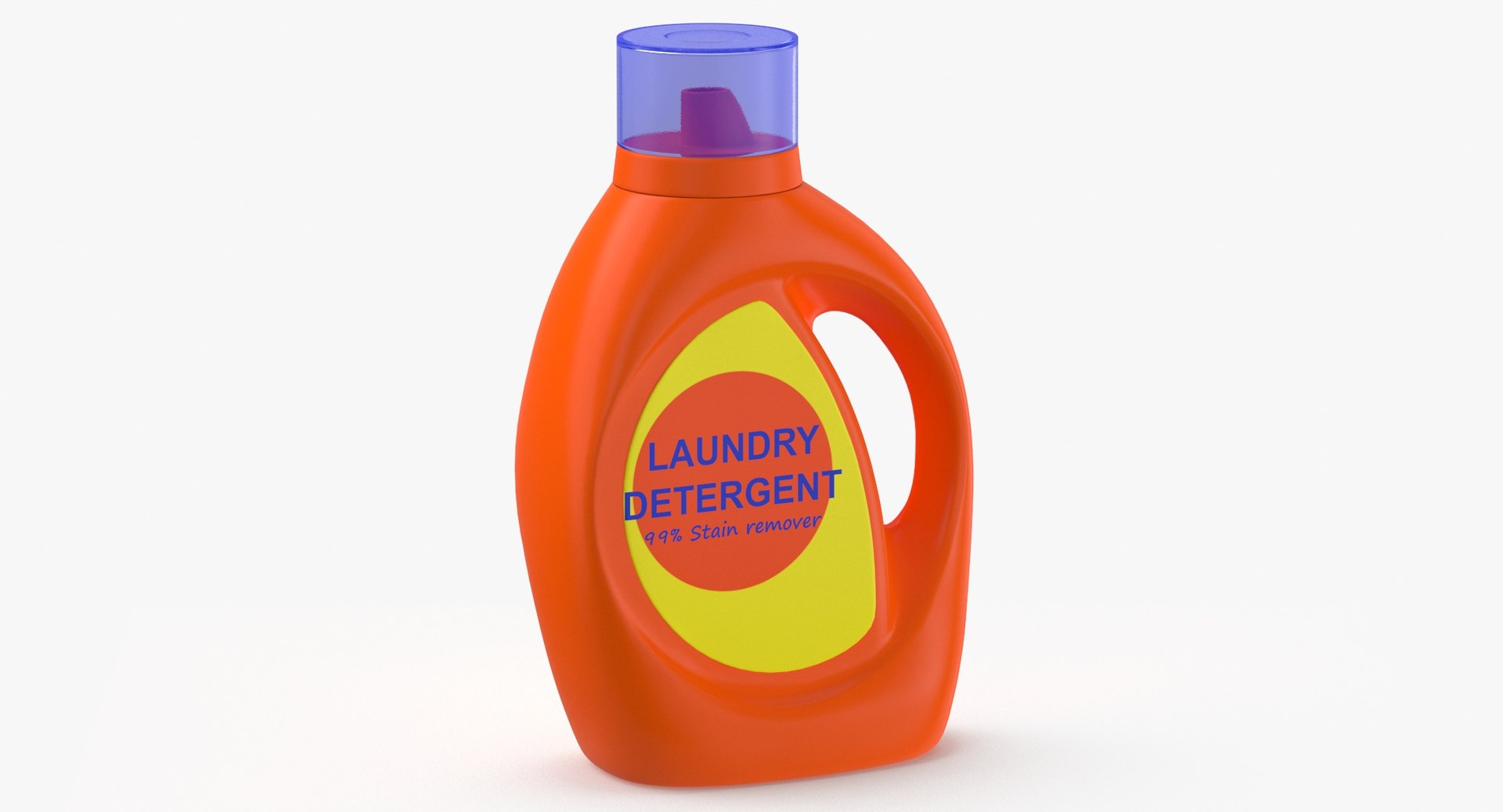 Laundry Detergent 02 Blank And Generic Label 3D - TurboSquid 2015190